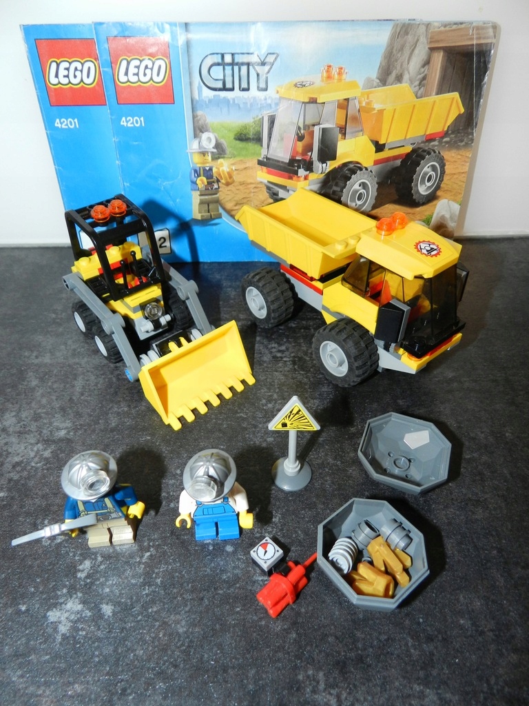 Lego City 4201 Ładowarka z wywrotką *budowa *100% - 12353441410 ...