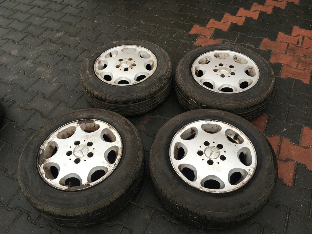 Koła felgi aluminiowe 15 cali Mercedes w124 coupe - 13899997158 - oficjalne archiwum Allegro