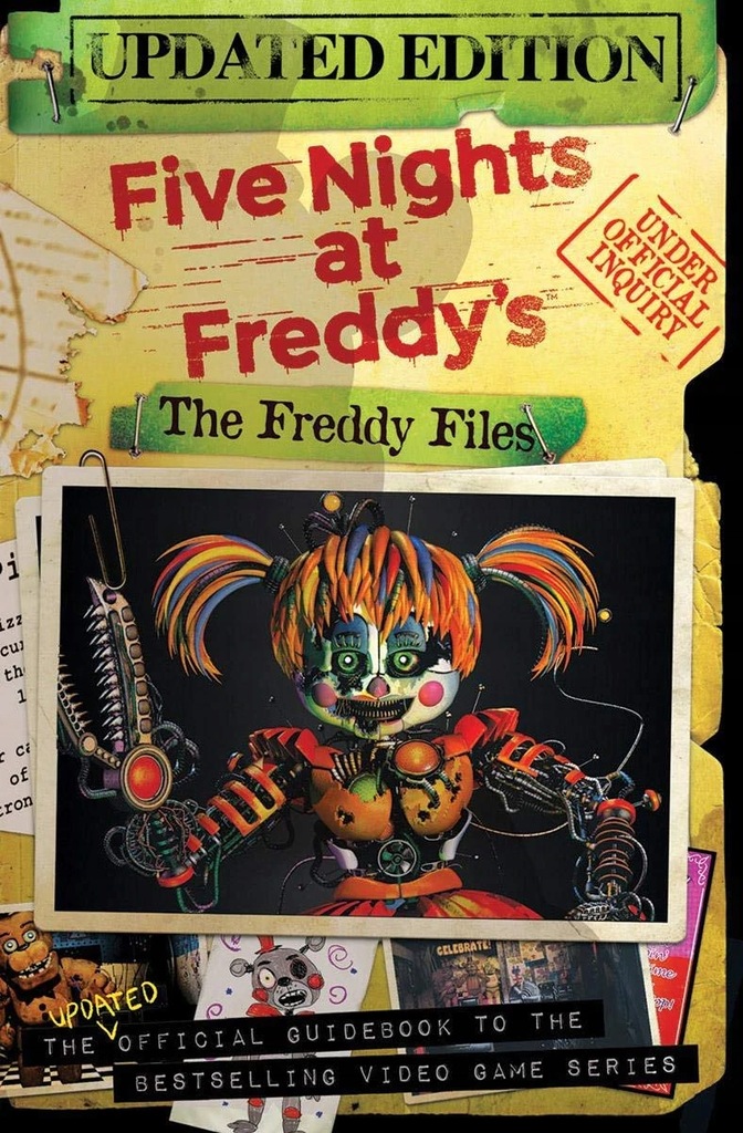 Książka FNaF The Freddy Files Updated Edition ANG - 12816223357 ...