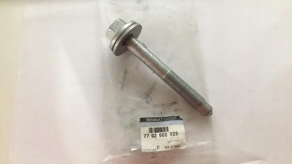 ŚRUBA MOCOWANIA PRZEDNIEJ BELKI RENAULT 7703602323 - 13236441008 ...