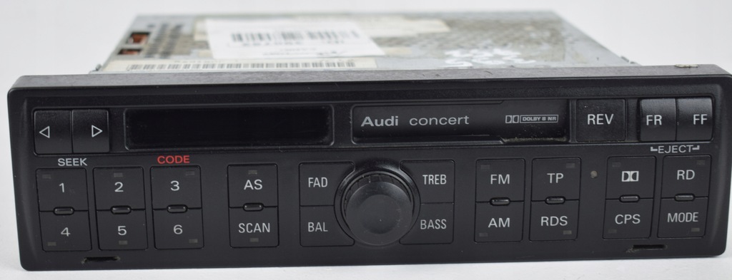 AUDI A6 C5 RADIO CONCERT Z KODEM 4B0035186C KOD - 12391685903 - oficjalne archiwum Allegro