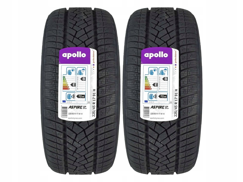 4 Opony zimowe 225/45R17 APOLLO Aspire XP Winter - 8541314027 ...