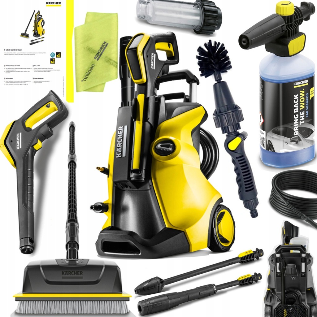 MYJKA CIŚNIENIOWA KARCHER K 5 ZESTAW DO AUTA XXL - 10629152330 - oficjalne archiwum Allegro