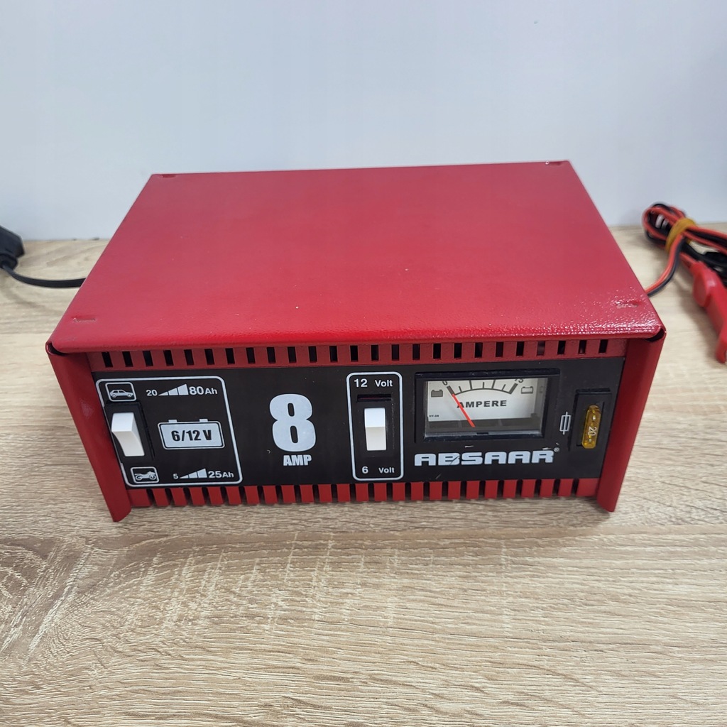 Prostownik Absaar 8AMP - 14513422245 - oficjalne archiwum Allegro