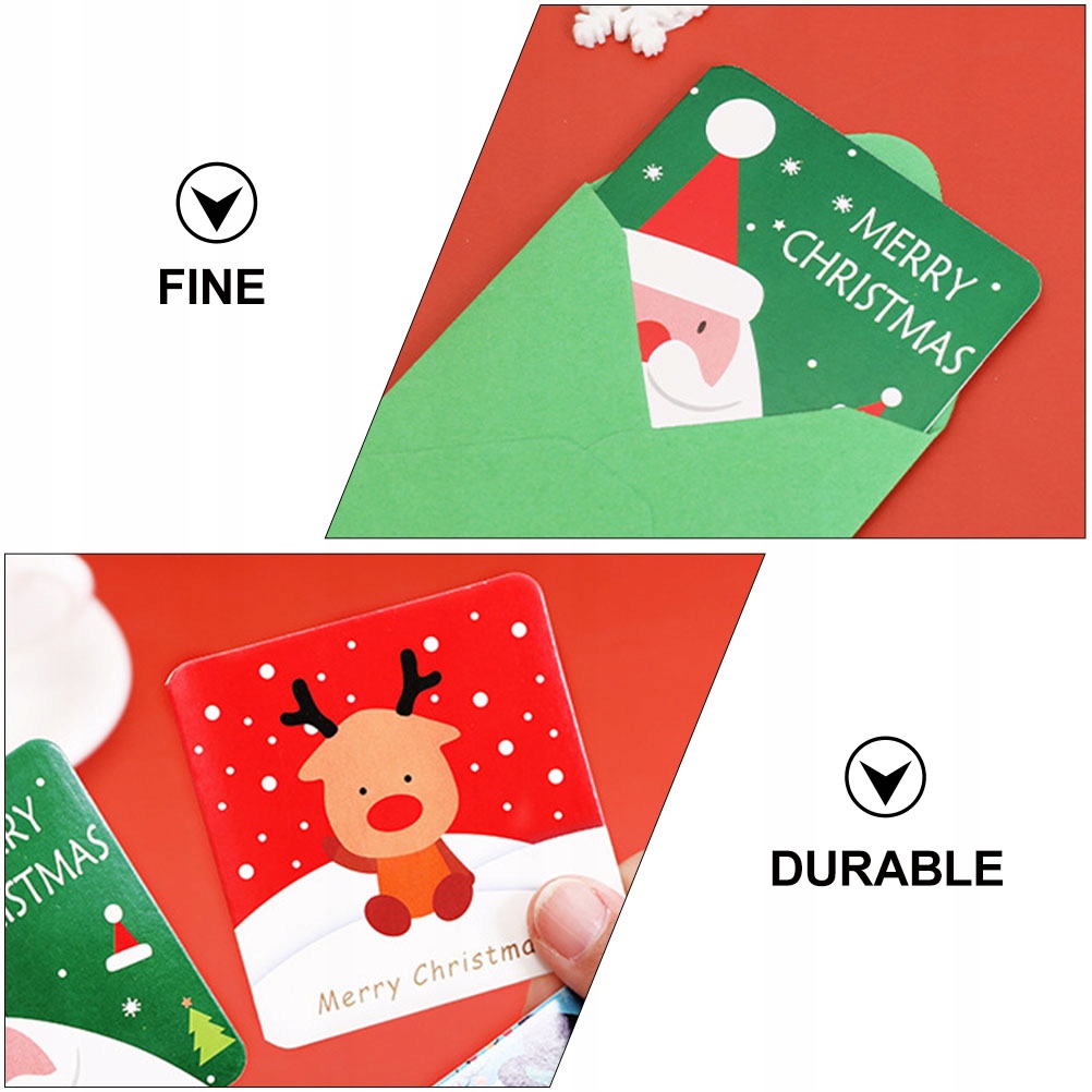 Christmas Card Mini Xmas Cards Small Boxed 20 Pcs - 14610617116 ...