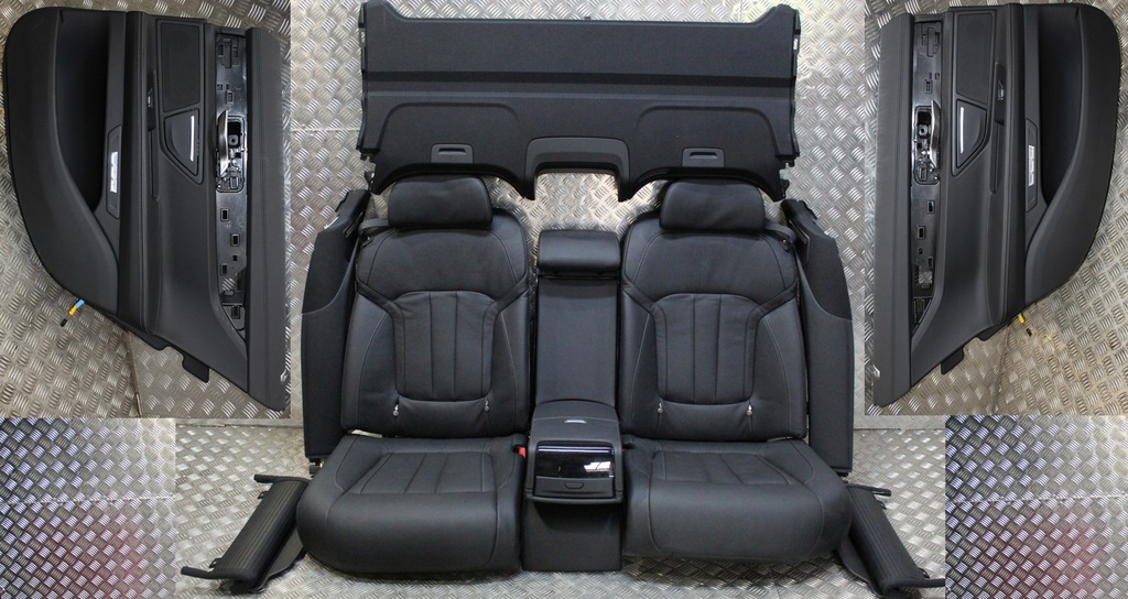 BMW G11 G12 TAPICERKA KANAPA TYŁ WENTYLACJA PAMIĘĆ - 11593951784 ...