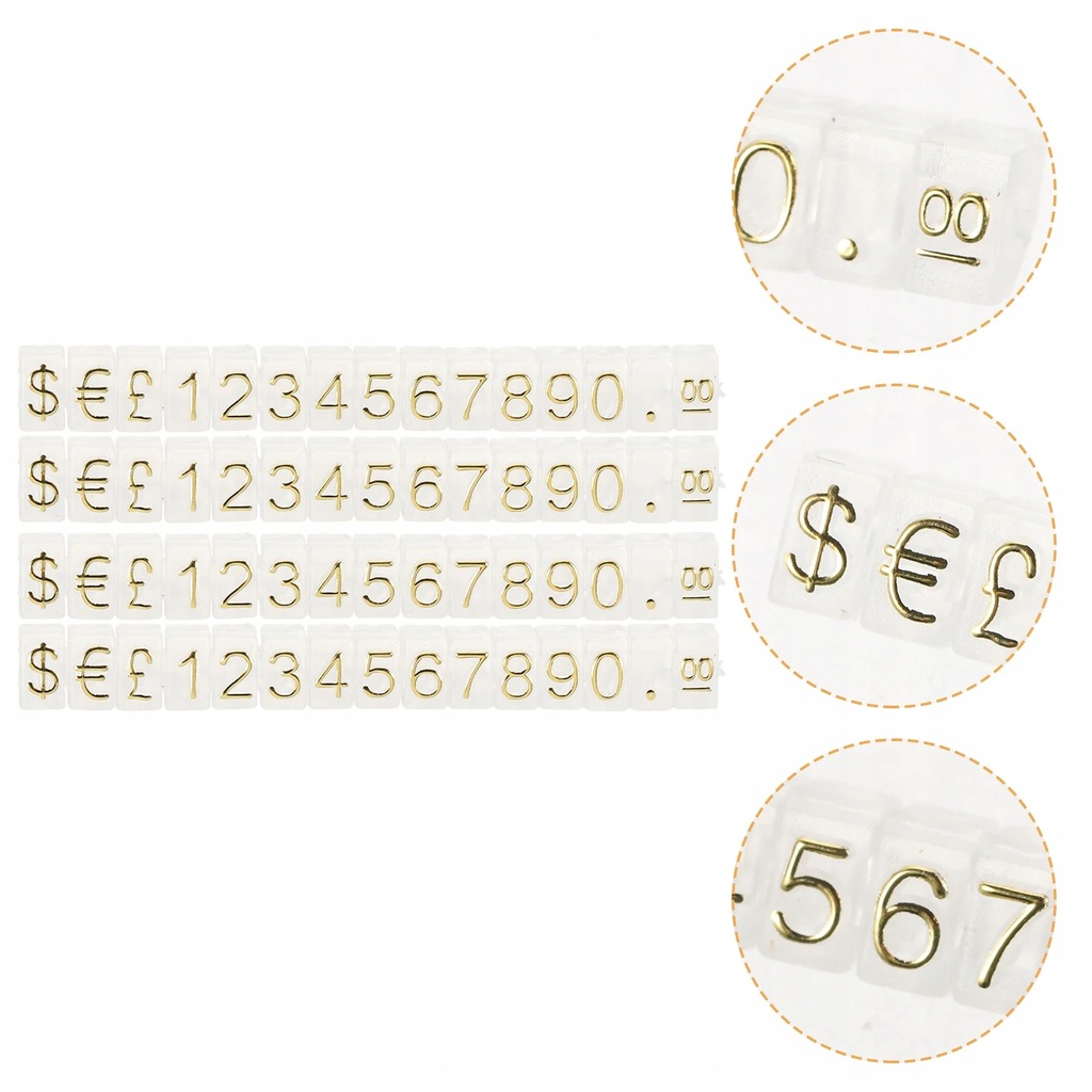 Price Tag Number Sticker Jewelry Displays Shows - 13770781586 ...