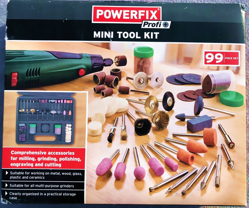 POWERFIX PROFI MINI TOOL zestaw do miniszlifierki - 12260627770 ...