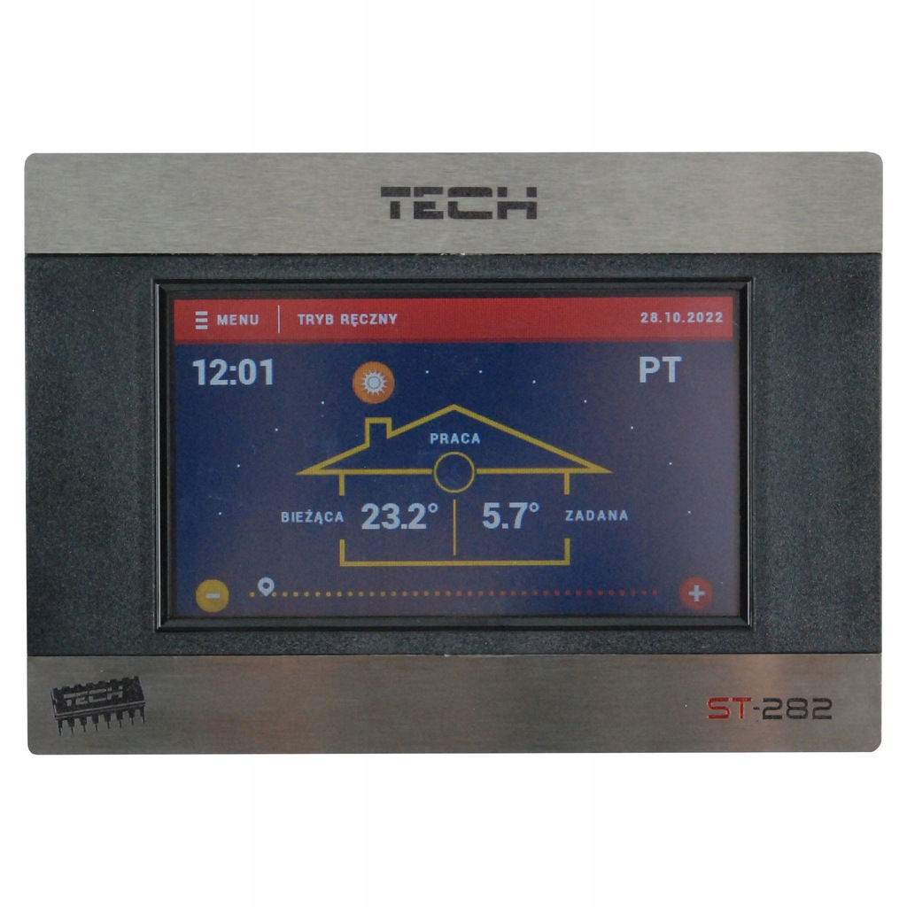 STEROWNIK PANEL POKOJOWY TECH ST-282 KOLOROWY - 12800663871 - oficjalne ...