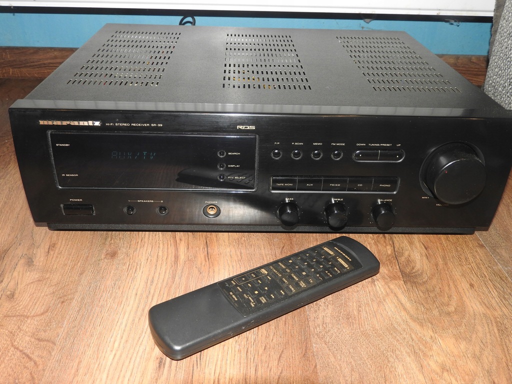 Amplituner Marantz SR-39 2.0 czarny + pilot - 13029909842 - oficjalne archiwum Allegro