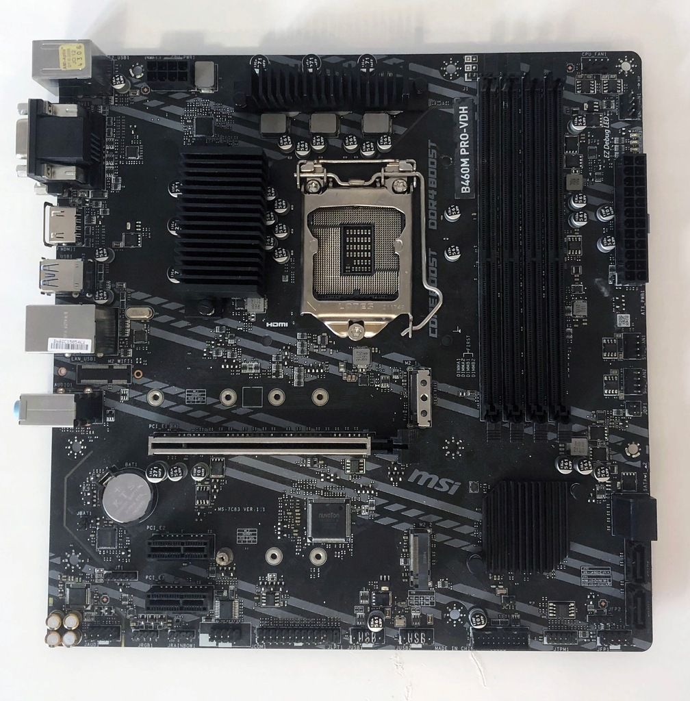Płyta główna USZKODZONA MSI B460M PRO VDH - 12902180317 - oficjalne ...