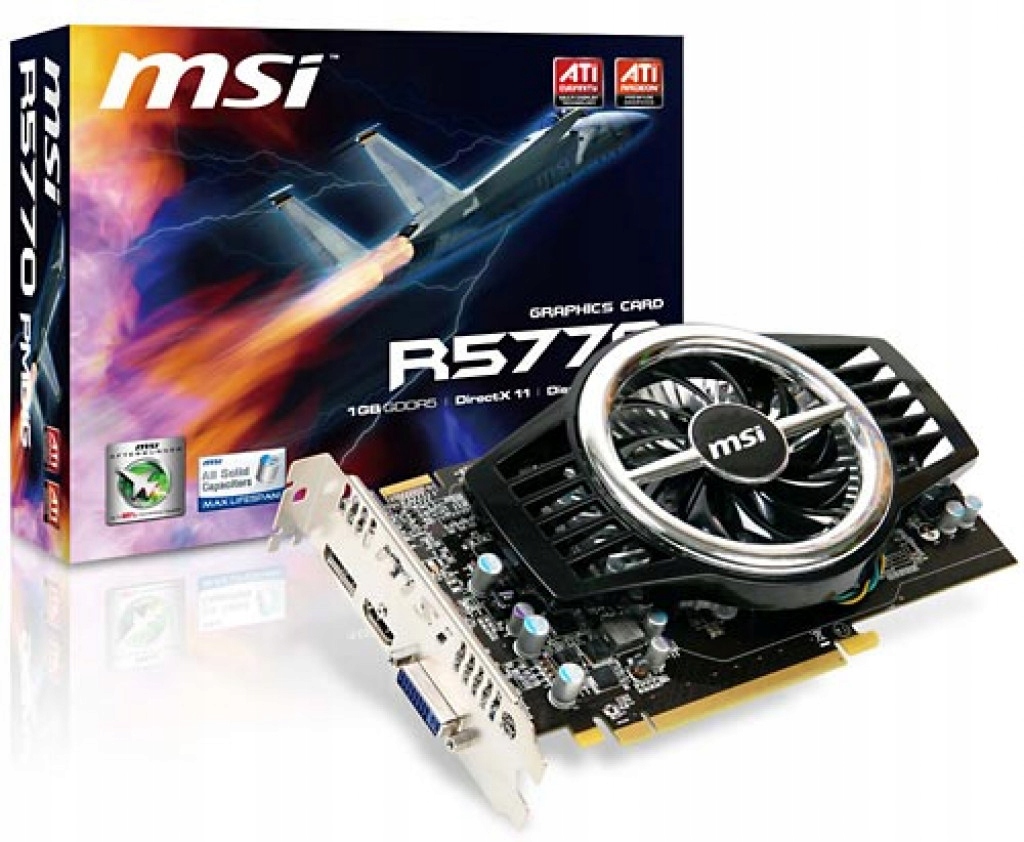 MSI RADEON HD5770 1GB GDDR5 (R5770-PMD1G) HDMI/DVI - 8558100024 - oficjalne archiwum Allegro