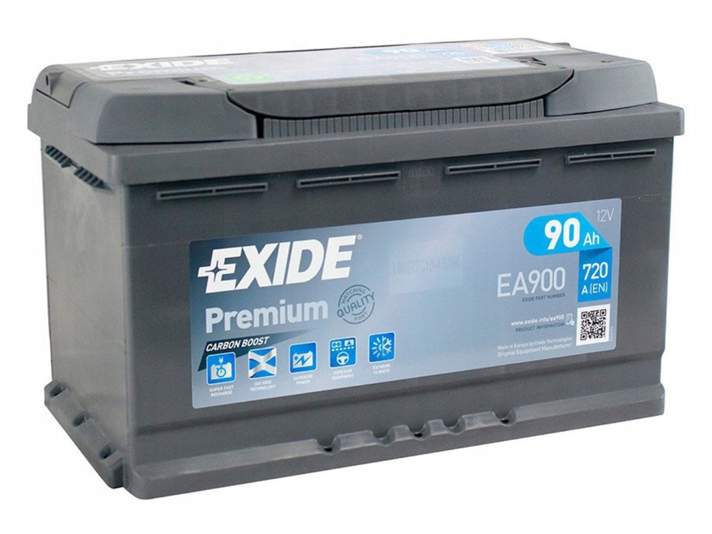 Akumulator Exide Premium EA900 12V 90Ah 720A P+ - 8328402486 ...