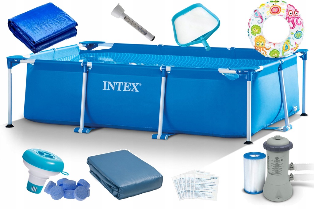INTEX 28272 BASEN STELAŻOWY 300x200x75 FULL Zestaw - 12284899114 ...