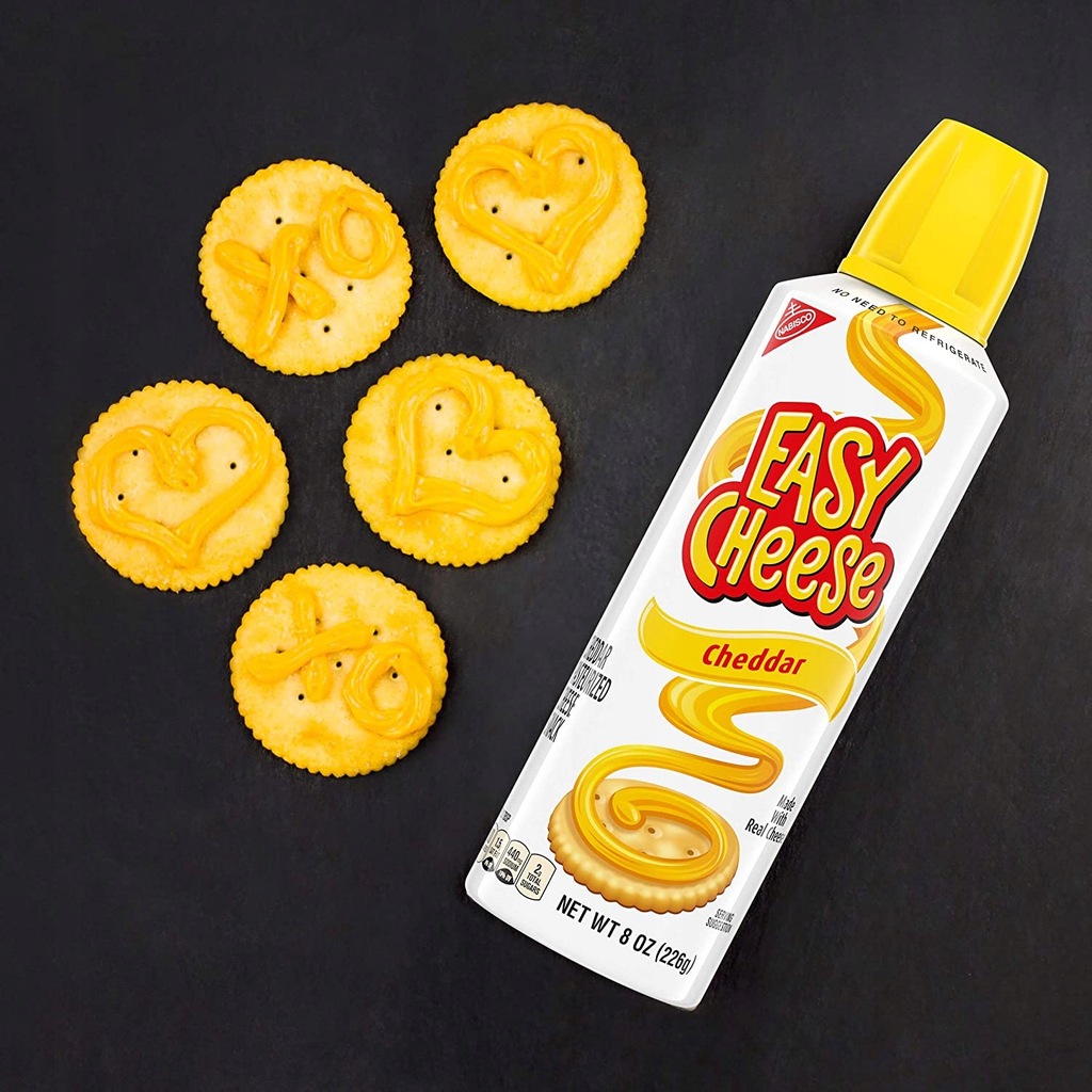 Ser w sprayu Cheddar Easy Cheese 226g 24h - 11476277062 - oficjalne ...