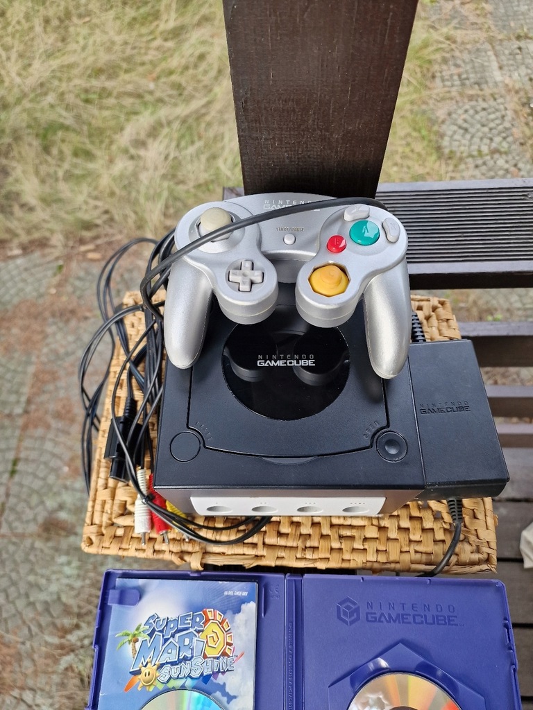 Konsola Nintendo GameCube Komplet plus Super Mario Sunshine ...