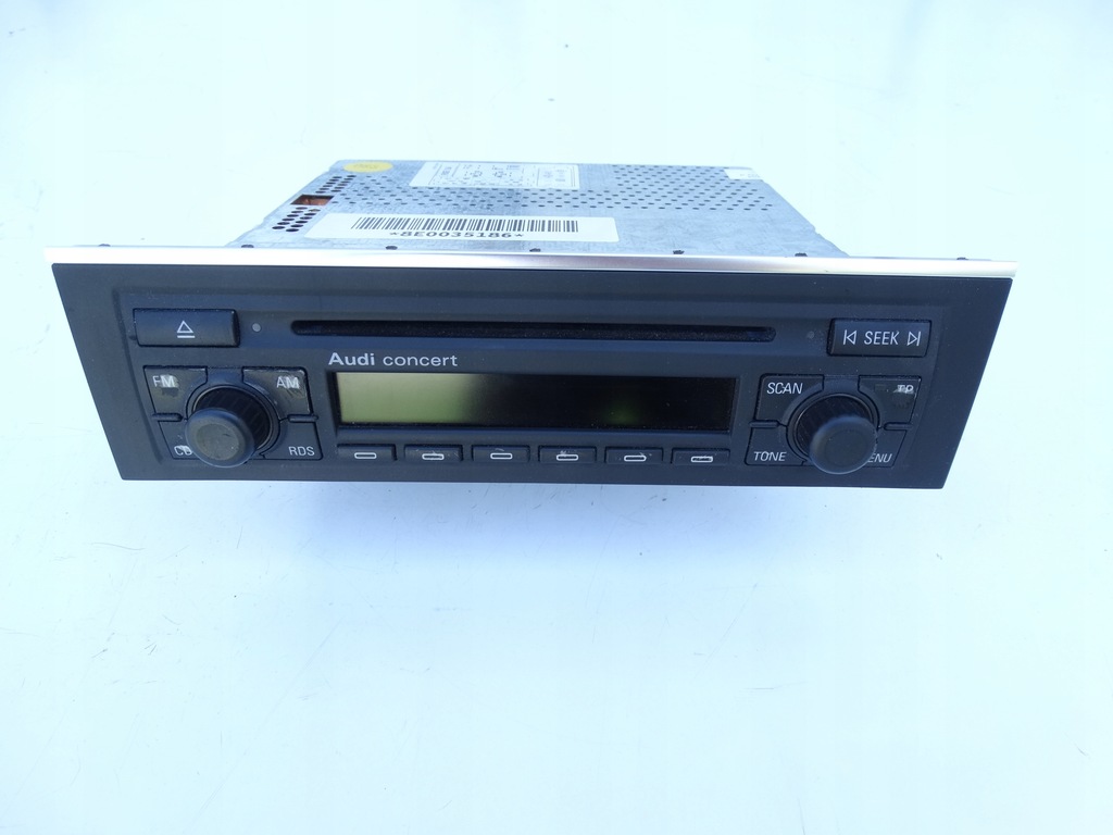 AUDI A4 B6 B7 A3 8P RADIO CD CONCERT 8E0035186 ASO - 10985622722 - oficjalne archiwum Allegro