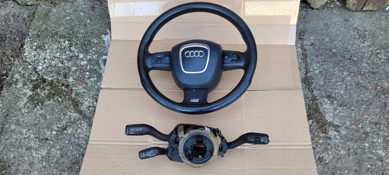Kierownica multifunkcyjna TEMPOMAT Audi A6 C6 A4 B6 B7 SLINE - 12402263279 - oficjalne archiwum ...
