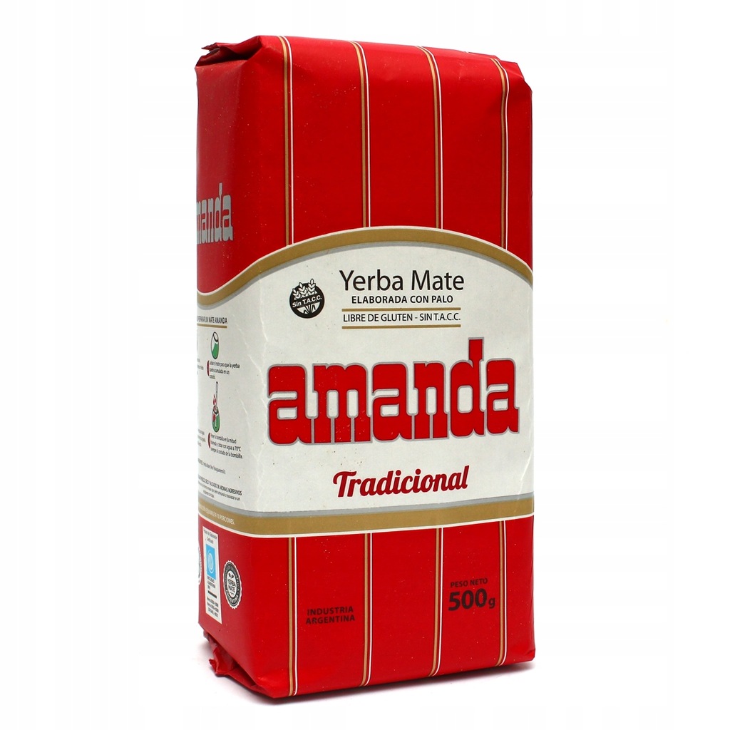 Yerba Mate AMANDA KLASYCZNA ELABORADA con Palo Tradicional 500g 0,5kg ...