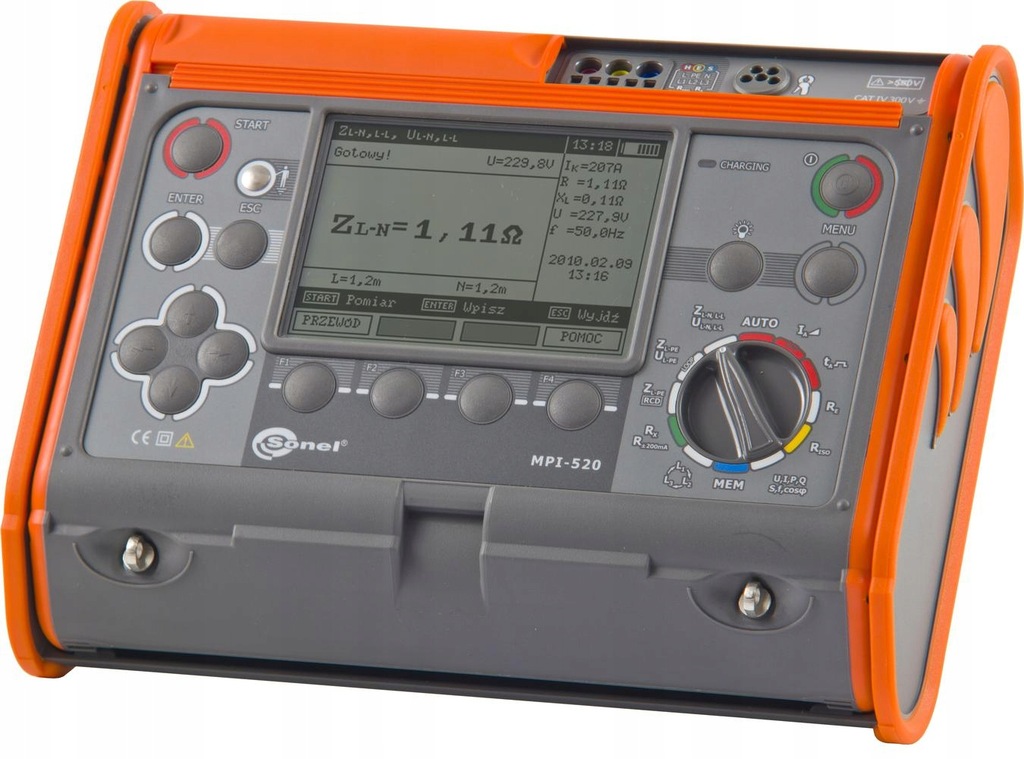 SONEL MPI-520 Miernik wielofunkcyjny + Program PE6 - 12356466863 - oficjalne archiwum Allegro