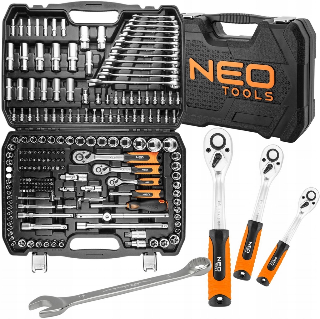 ZESTAW 216 el. KLUCZY KLUCZE NASADOWE NEO 10-216 - 12233591453 - oficjalne archiwum Allegro