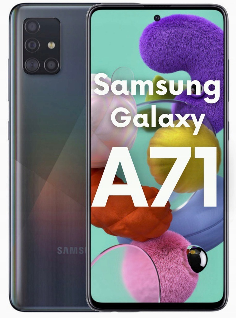 Smartfon Samsung Galaxy A71 8 GB / 128 GB czarny - 12702053155 ...