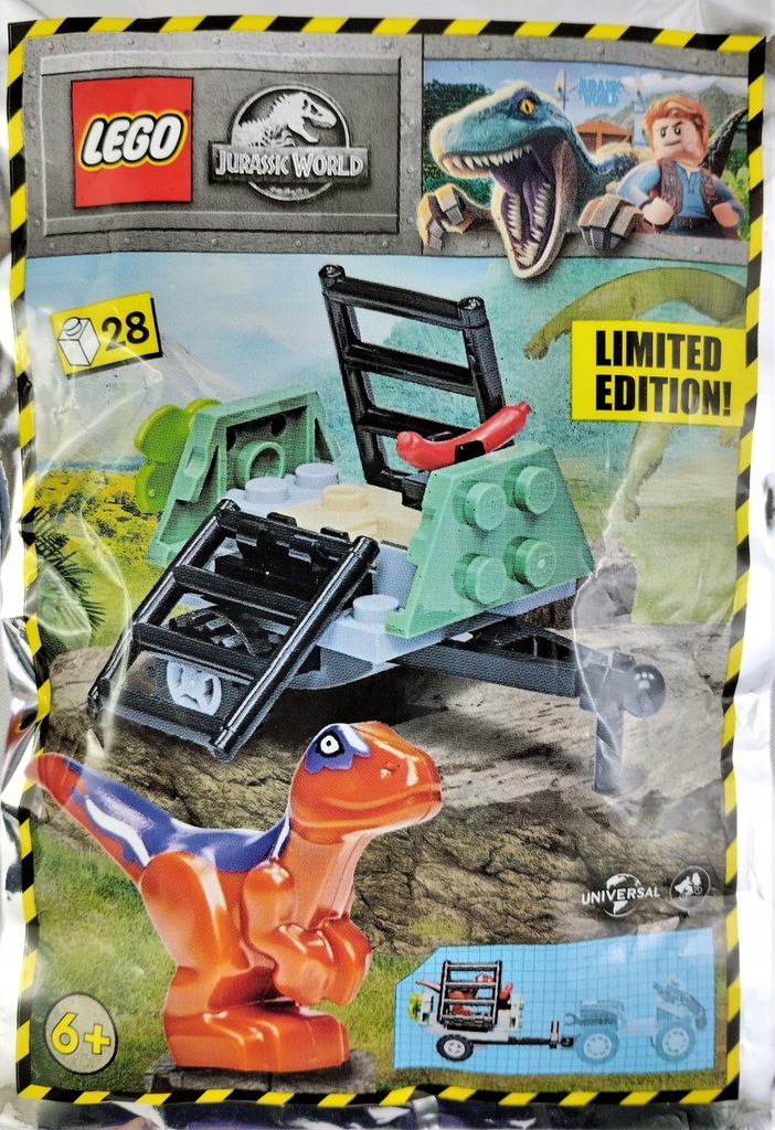 LEGO Jurassic World 122222 - PUŁAPAKA NA RAPTORA - 12788157979 ...