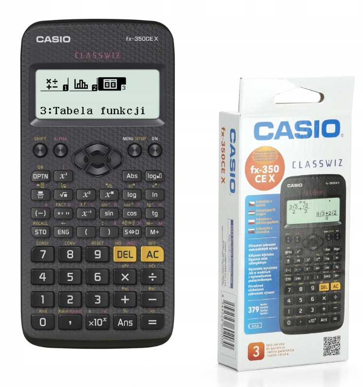 KALKULATOR BIUROWY NAUKOWY CASIO NA MATURĘ - 12975089070 - oficjalne ...