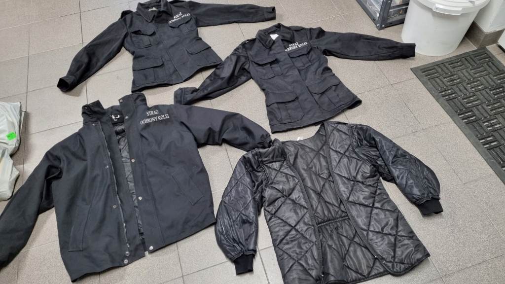 MUNDUR STRAŻ OCHRONY KOLEI ROZMIAR L BLUZA KURTKA - 11874008728 ...