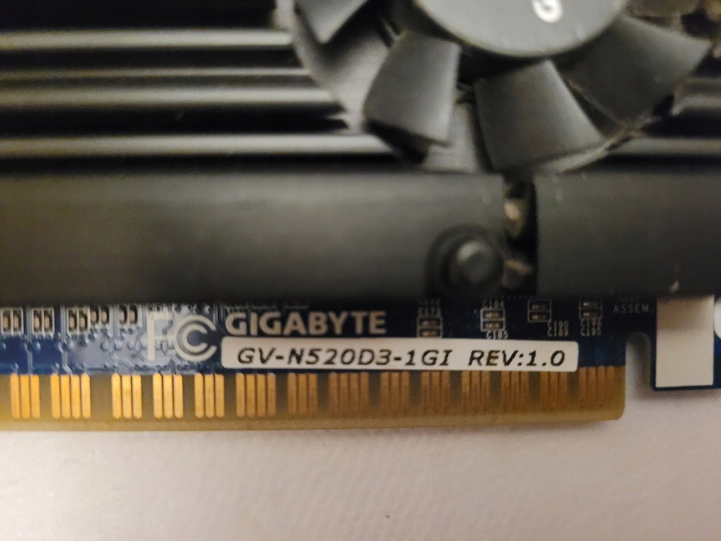 Karta graficzna GIGABYTE GV-N520D3-1GI REV:1.0 - 10609566425 ... Karta graficzna GIGABYTE GV-N520D3-1GI REV:1.0 - 10609566425 ...