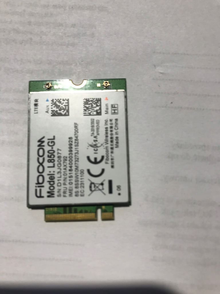Modem LTE Dell Fibocom L850-GL - 13876855031 - oficjalne archiwum Allegro