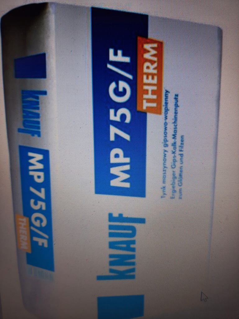 Knauf MP75 G/F therm 30 kg - 13070915372 - oficjalne archiwum Allegro