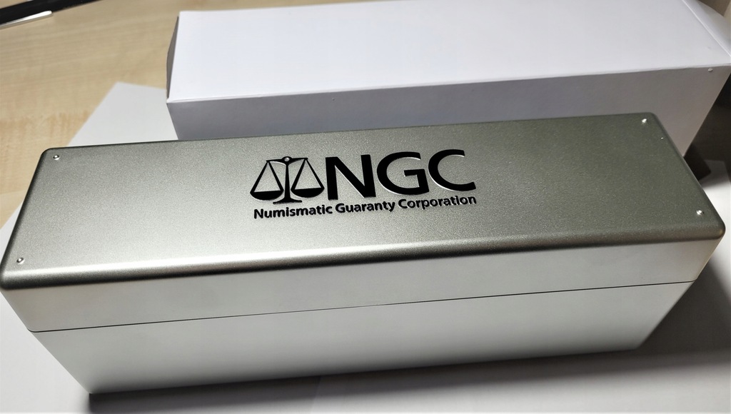 NGC pudełko na slaby 20 miejsc Standard Silver Box - 14233294190 ...
