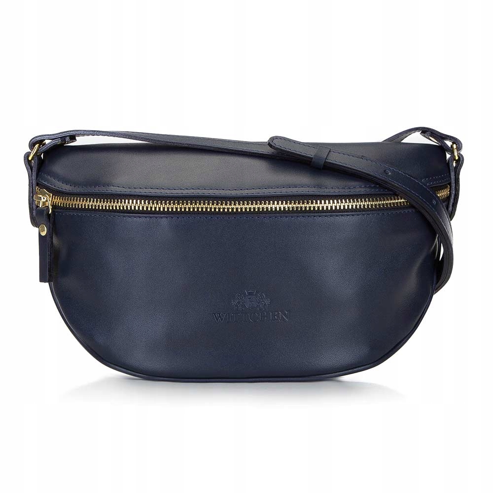 WITTCHEN torebka nerka skórzana damska granatowa - 11046303298 - oficjalne archiwum Allegro