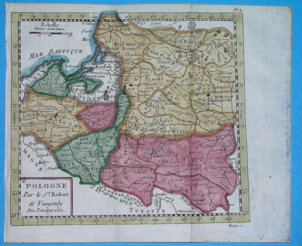 1784 ORYGINAŁ MAPA POLSKI MAZOWSZE PRUSY KRESY Warszawa Kraków Gdańsk - 16950656374 - oficjalne ...