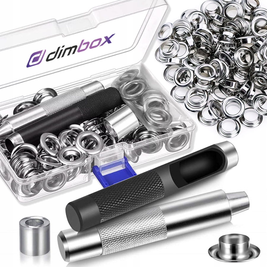 ZESTAW OCZEK DO PLANDEKI Z ZAKUWAKIEM OCZKA DZIURKACZ 10MM NAPY 100 SZT. - 16976536173 ...