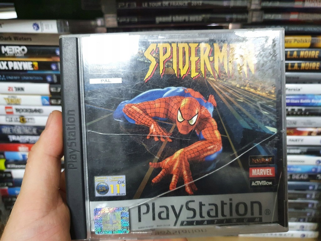 SPIDER-MAN PSX PS1 WYDANIE PLATINUM - 9564078292 - oficjalne archiwum ...