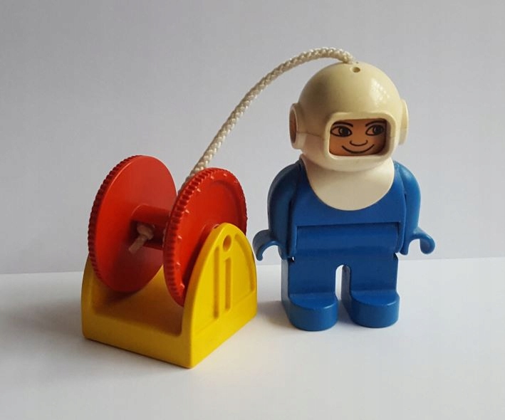 LEGO DUPLO od 1 zł - figurka nurek + kołowrotek VINTAGE DST ...