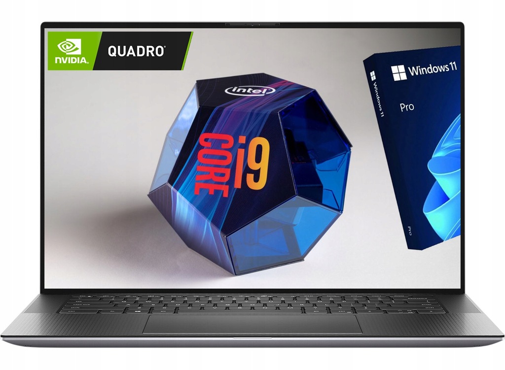 DELL Precision 5550 i9 10gen 32GB 1TB SSD NVMe FHD+ IPS 100% sRGB T2000 ...