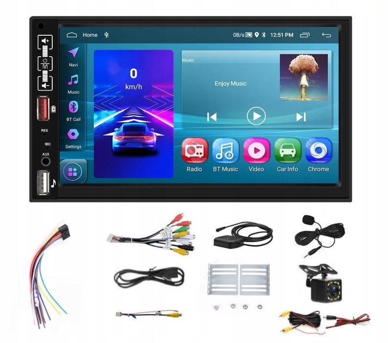 RADIO SAMOCHODOWE 2 DIN 2 GB 32 ROM ANDROID USB GPS BLUETOOTH UNIWERSALNE - 14929480677 ...