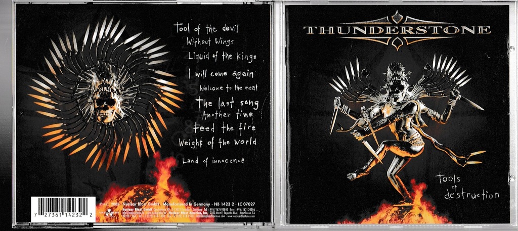 CD Thunderstone - Tools Of Destruction I Wydanie _ - 13357152065 - oficjalne archiwum Allegro