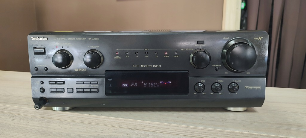 Technics SA-AX730 Amplituner Sprawny + Oryg. Pilot - 12112233382 ...