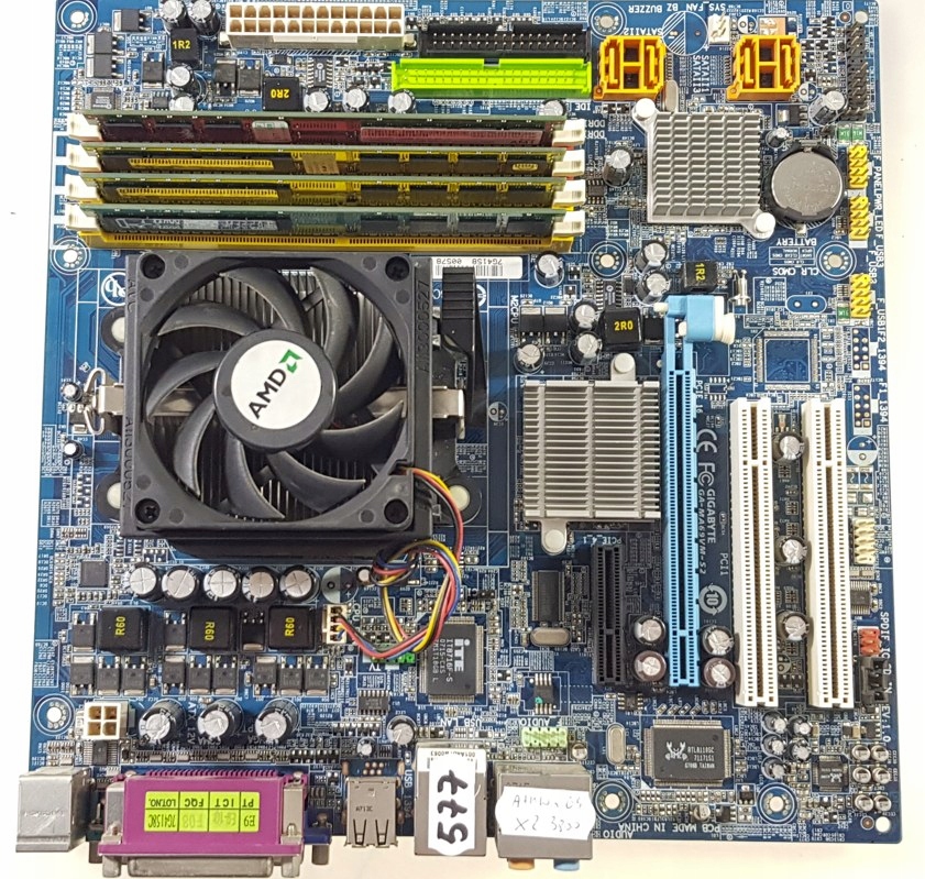 Płyta główna GIGABYTE GA-MA69VM-S2 Athlon 3800 2GB - 13076823636 ...