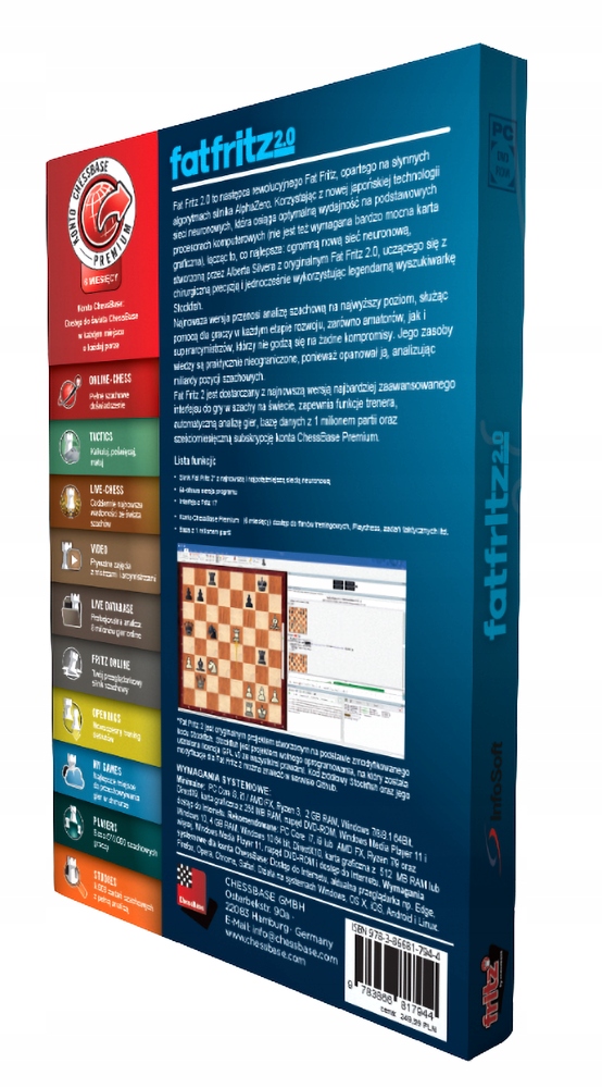 Program szachowy Fat Fritz 2.0 PL Chessbase - 10414425278 - oficjalne ...