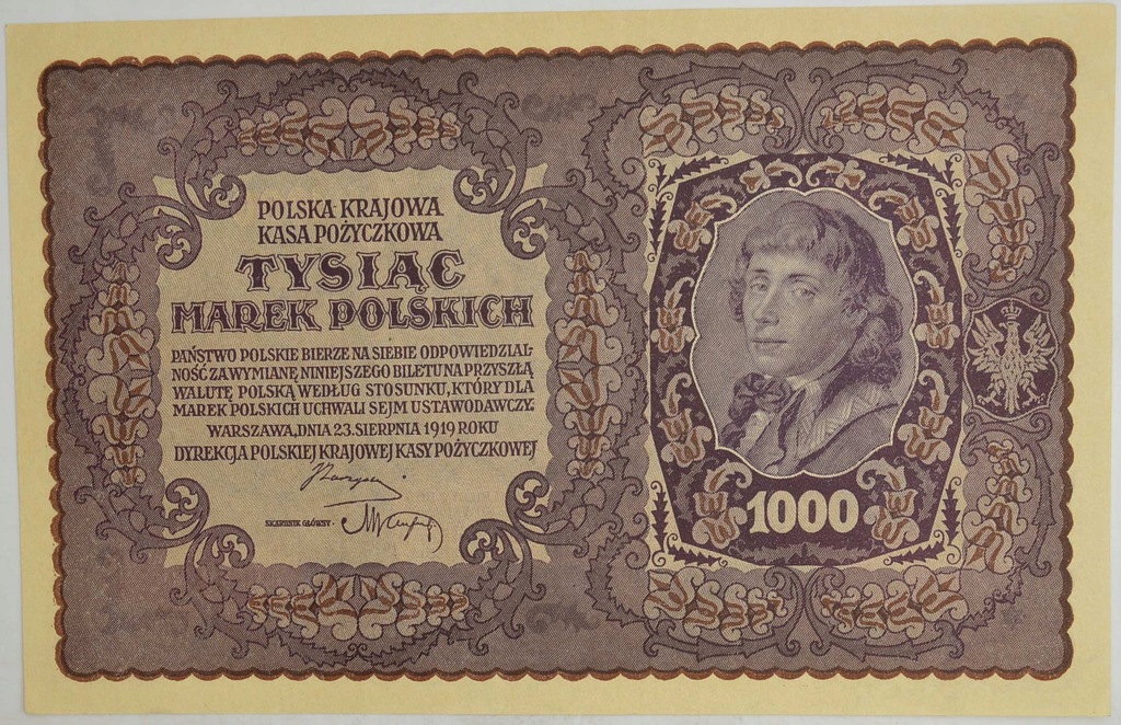 13.db.II RP, 1 000 Marek Pol.1919 I S.CN, St.2- - 15236439468 - oficjalne archiwum Allegro