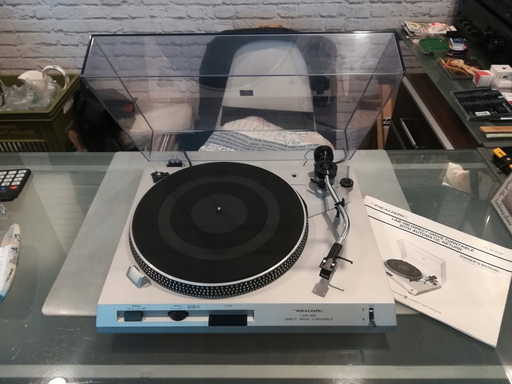 Gramofon REALISTIC LAB-390 - 12620627081 - oficjalne archiwum Allegro