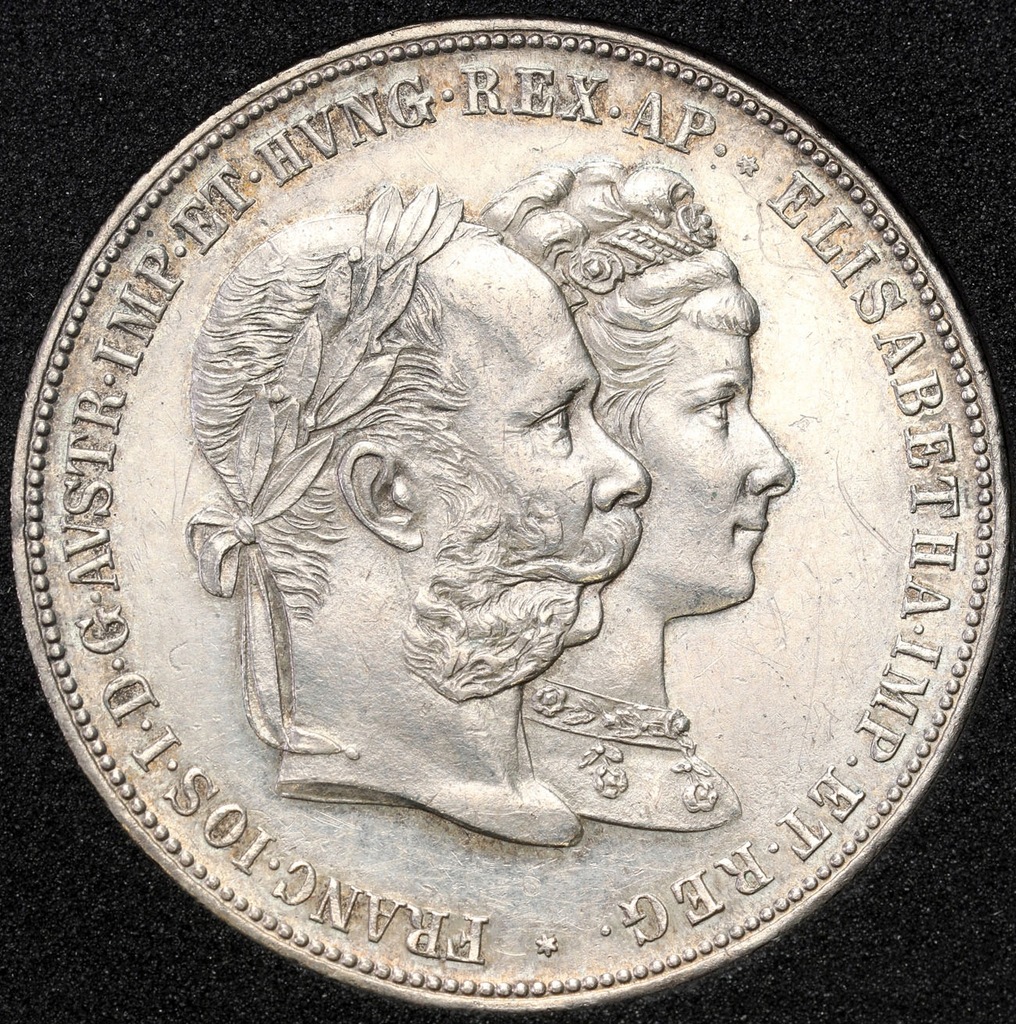Austria - Talar zaślubiny 1879 - SREBRO - 14214492762 - oficjalne ...