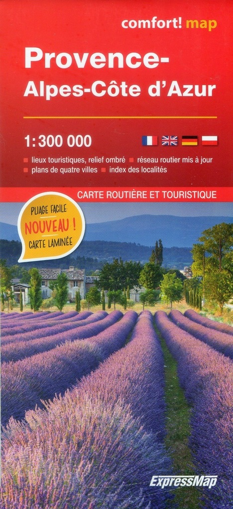 Prowansja Lazurowe Wybrzeże mapa drogowa EXP - 12543790585 - oficjalne ...