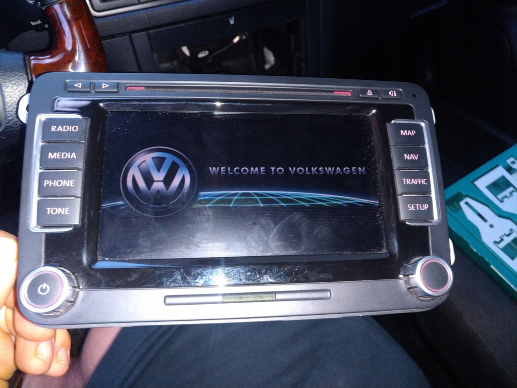 RADIO NAWIGACJA ORYG. VW RNS 510 USZKO. 1T0035680B - 11162670466 - oficjalne archiwum Allegro