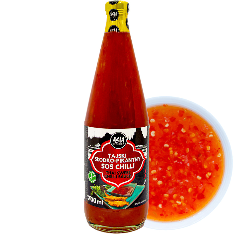 SOS SŁODKI CHILI Sweet Chilli SŁODKO-OSTRY - 700ml - 11640363999 ...